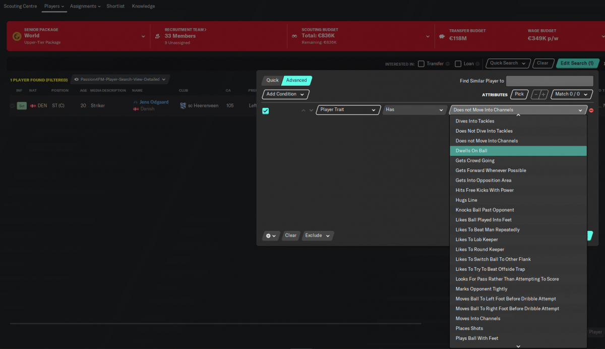 Football Manager Player Traits | Complete Guide to Player Preferred ...