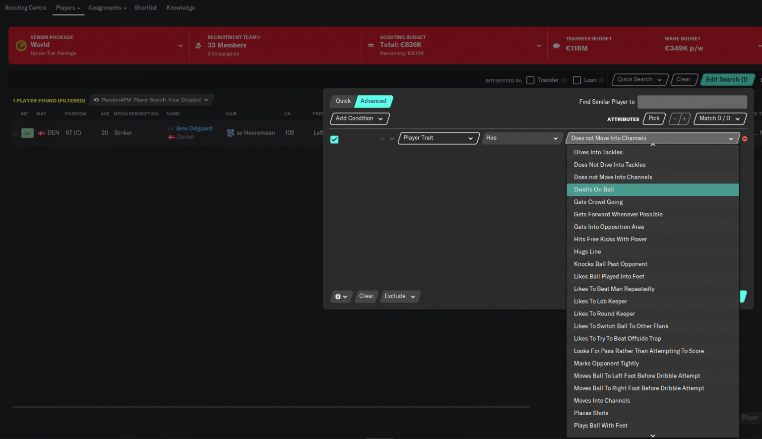 Football Manager Player Traits | Complete Guide to Player Preferred ...