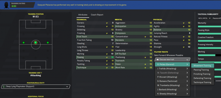 Football Manager Player Traits | Complete Guide to Player Preferred ...